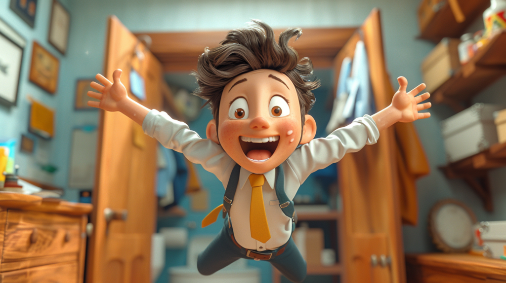 What did the janitor say when he jumped out of the closet? – The Bard Dad